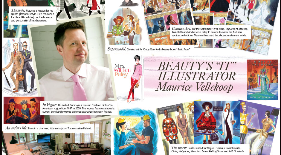 Beauty's "It" Illustrator • Dave Lackie